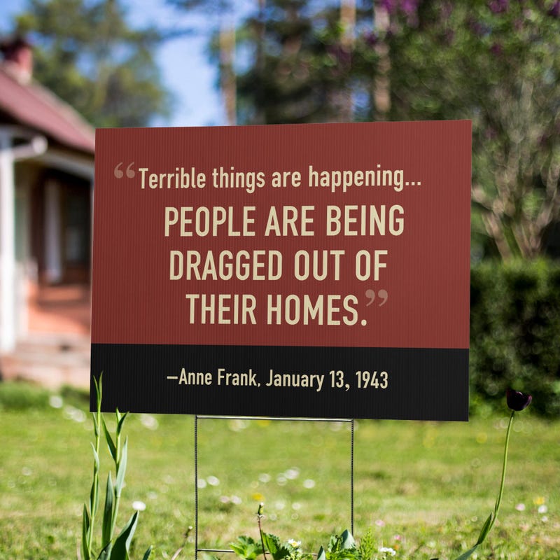 Anne Frank Quote Sign - Etsy