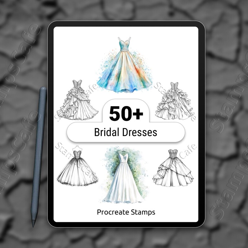 Wedding Dress Stamp - Etsy