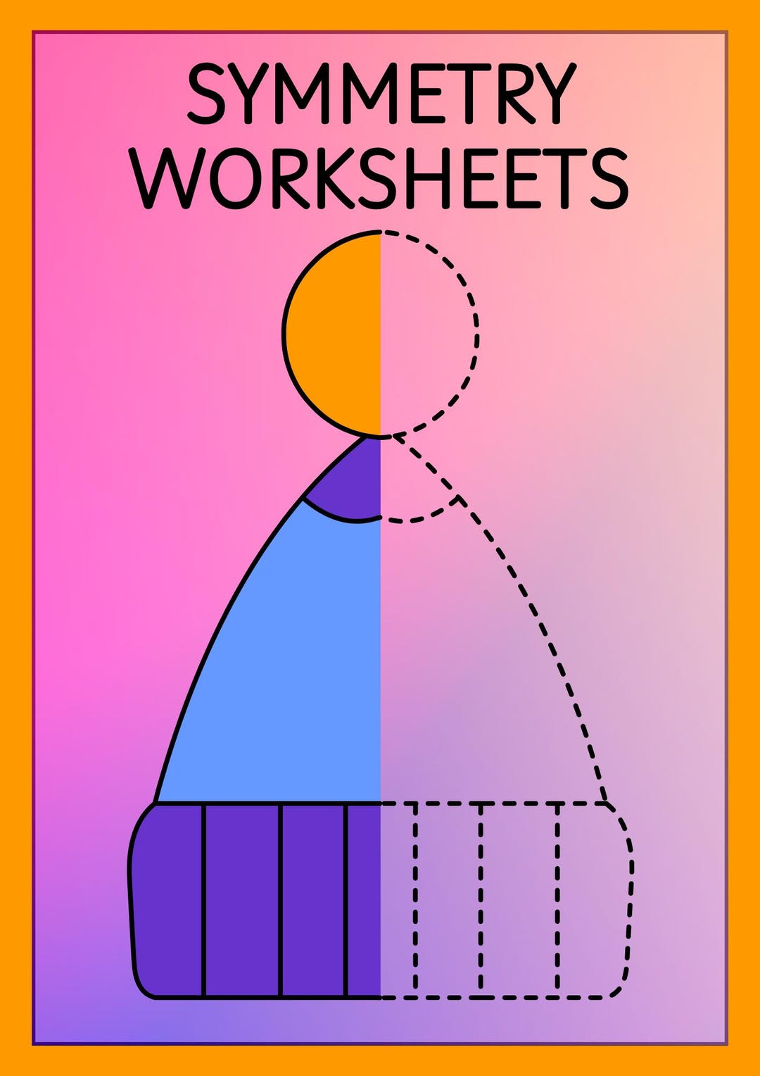 Symmetry Worksheets - Grade R - Etsy