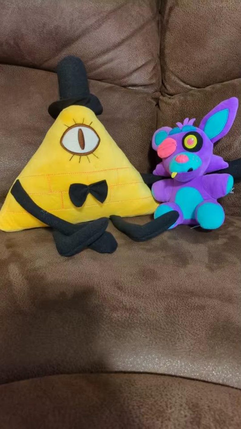 Bill Cipher Plush Toy Anime Game Series - Etsy