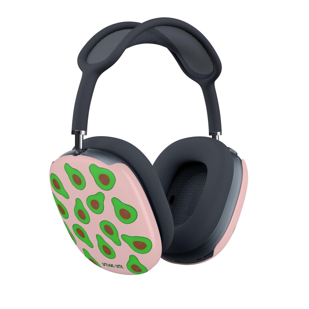 Airpods Max Case “avocado” – Hand-painted Pink Foodie Gift, Stylish ...
