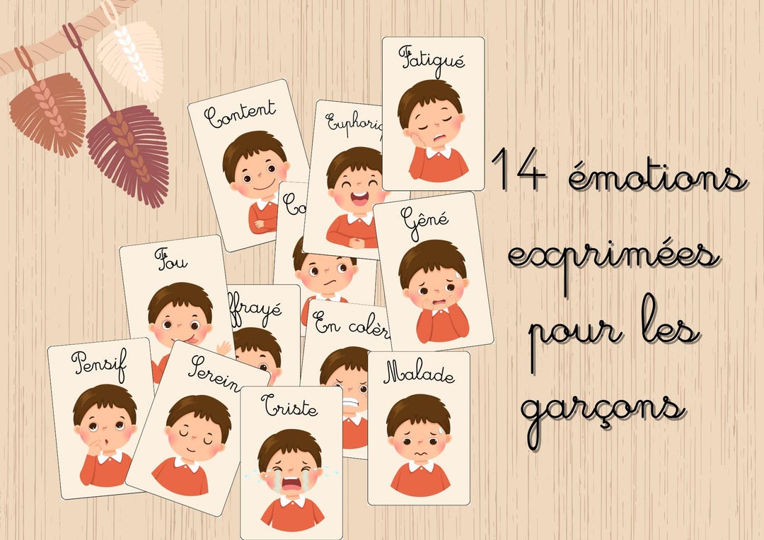 Printable Emotion Cards – Montessori Tool & Emotional Education - Etsy