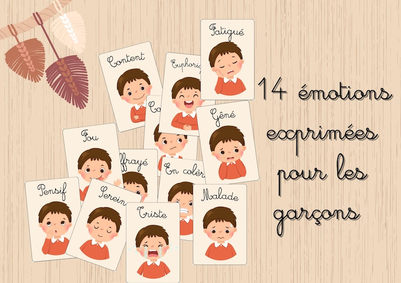 Printable Emotion Cards – Montessori Tool & Emotional Education - Etsy ...