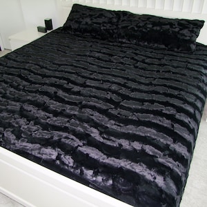 King Size LUXE Minky Sheets - Sterling Fox LUXE - Double Fitted Sheet ...