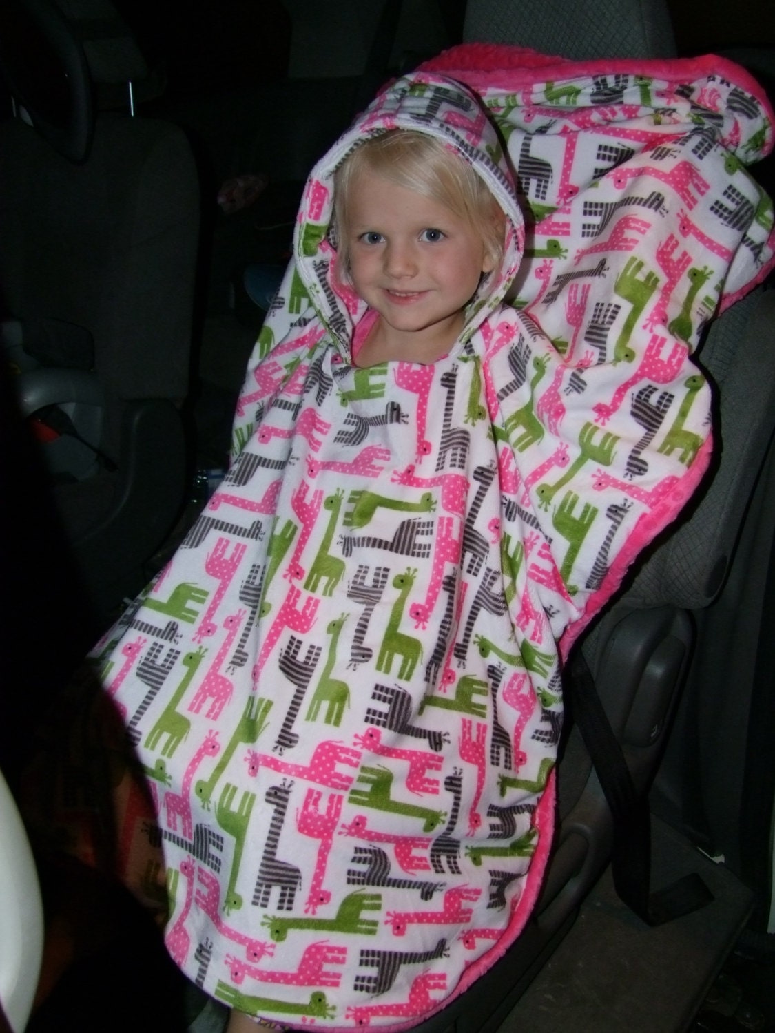 CUSTOM PONCHO Car Seat Safe Minky Poncho Car Poncho Kid | Etsy