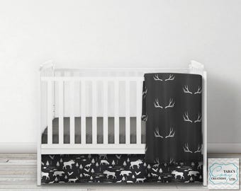 Moose Crib Sheet - Etsy
