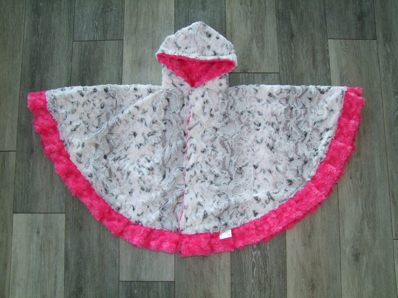 Fawn Poncho - Girl Poncho - Baby Ponchos - Minky Ponchos - Child ...