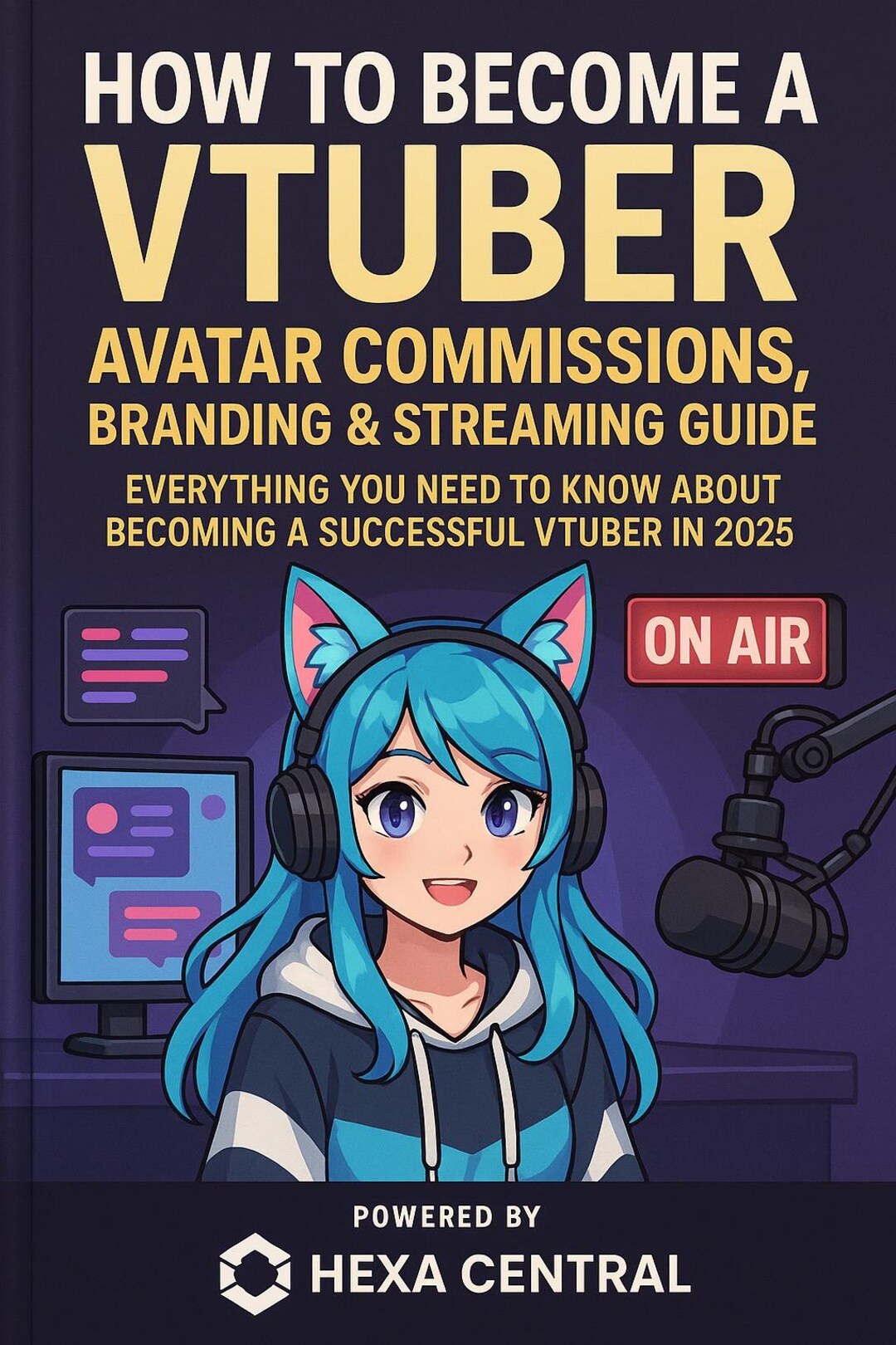 Become a Vtuber: Avatar Commissions, Branding & Streaming Guide. Becoming a Successful Vtuber in ...