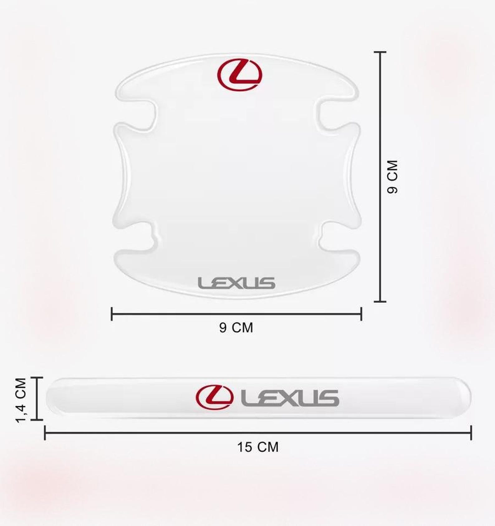 Lexus Protective Stickers for Handles, Car Protective Stickers for ...