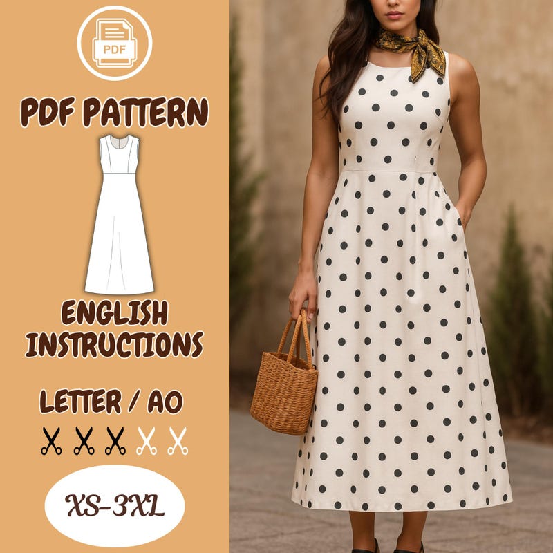 Polka Dot Dress - Etsy