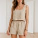 Linen Tank Top and Shorts PDF Sewing Pattern Set for Women XS-3XL ...