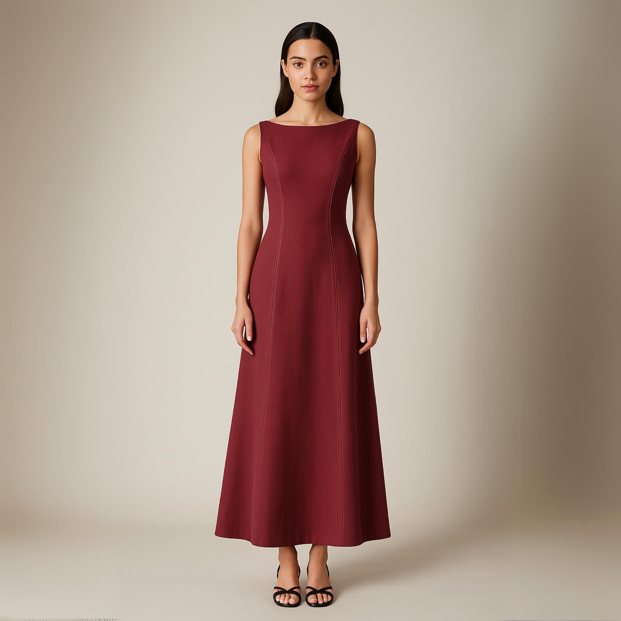 Long Dress Sewing Pattern PDF | A-line | XS-3XL | English Instructions ...