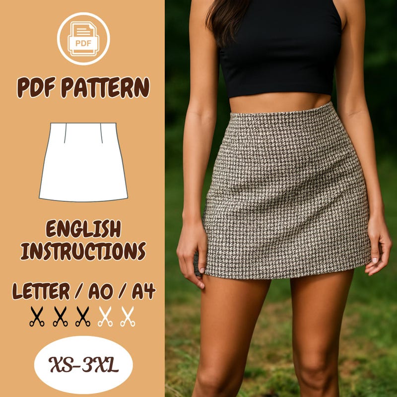 Mini Skirt Xl Vintage - Etsy