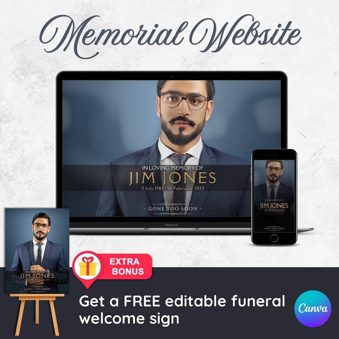 Memorial Website – Personalized Digital Tribute for Loved Ones Online ...