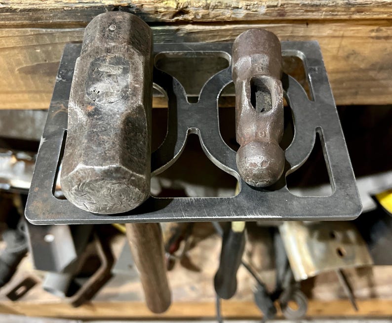 2 Slot Hammer Storage Rack - Etsy