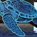3D Layered Sea Turtle SVG - Marine Wildlife Laser Cut File - Digital ...