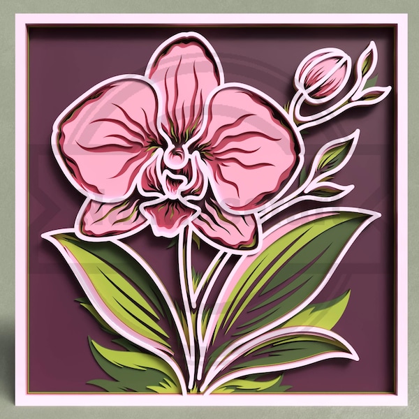 Orchid Wall Plaques - Etsy