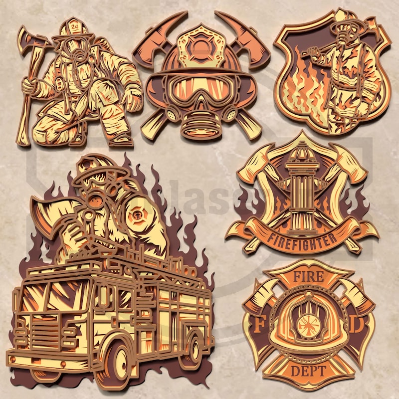 Fire Layer Laser Files - Etsy
