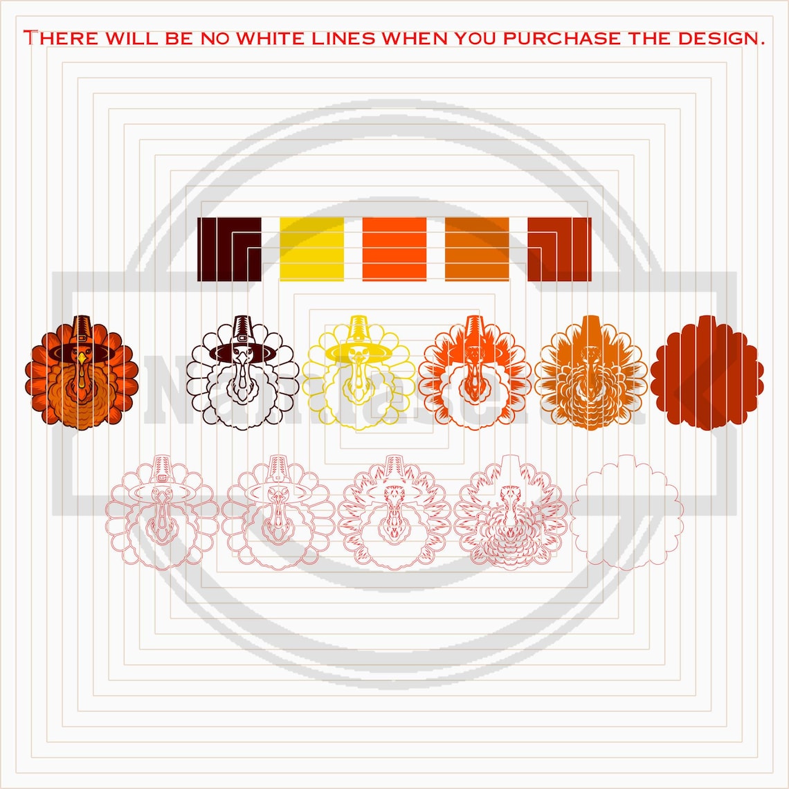 3D Layered Turkey SVG - Pilgrim Hat Thanksgiving Decor Laser Cut File ...