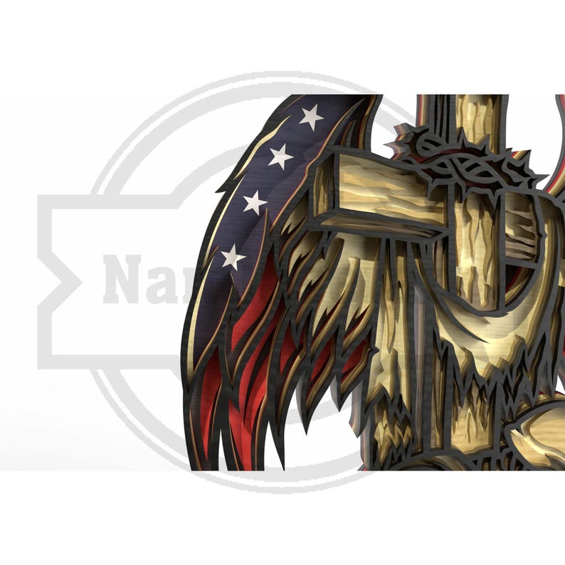 Kneeling Soldier 3D SVG - Military Memorial Laser Cut File - Digital ...