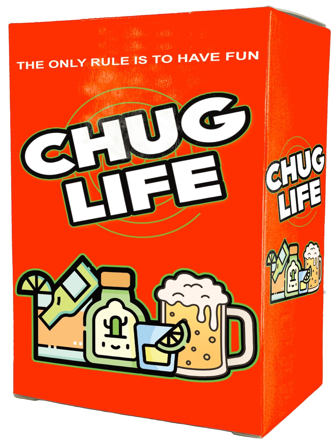 Chug Life Drinking Game - the Hilarious Party Game for Adults - Easy-to ...