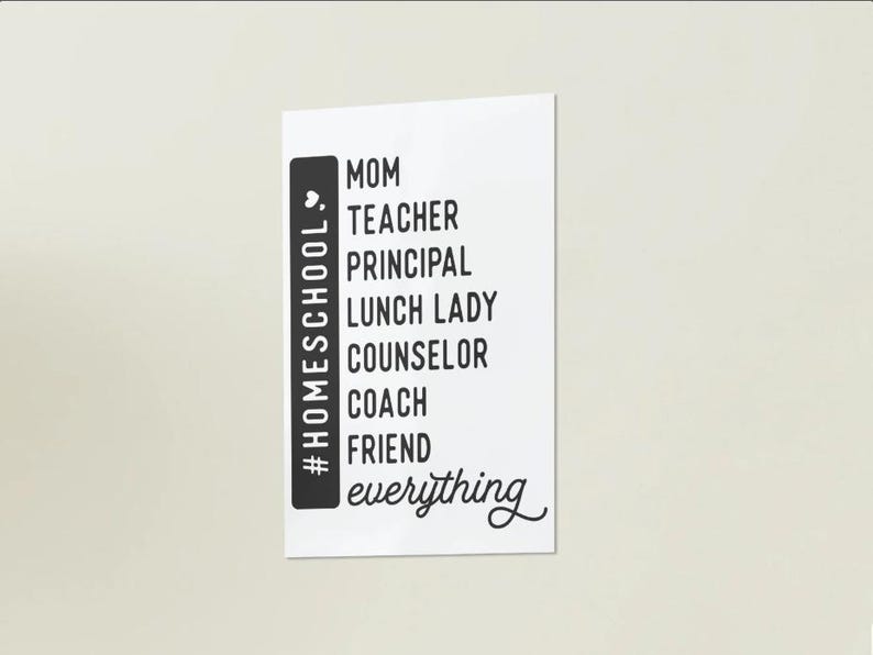 Printable Homeschool Poster | Motivational Wall Art for Homeschool Room ...