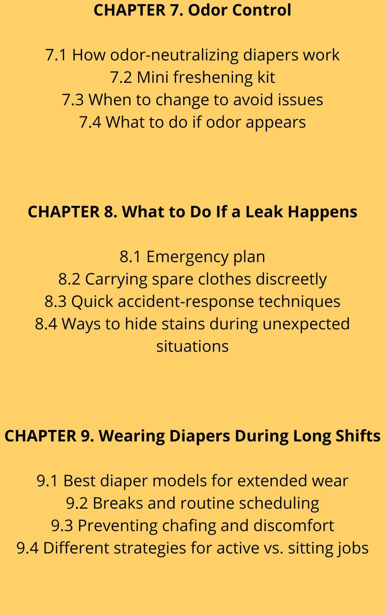 How to Wear Diapers at Work Discreetly | 59-page Step-by-step Workplace ...