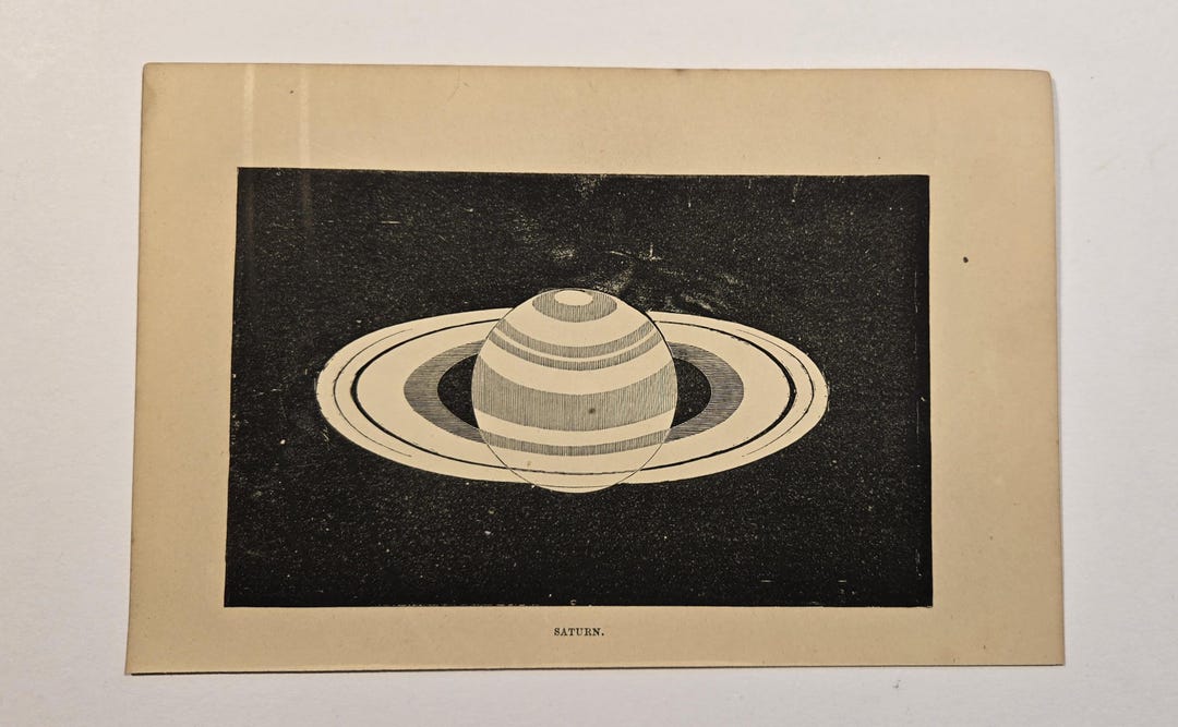 Antique 1877 Science and Sky Prints, Half Hours in Air & Sky, Victorian ...