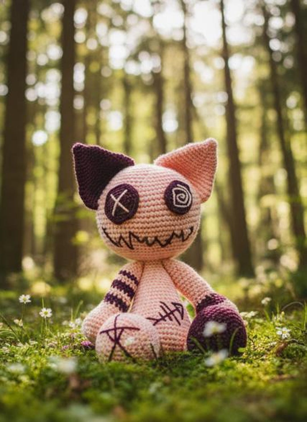 Zombie Cat Crochet Pattern | Amigurumi Halloween Cat Pattern | Spooky ...