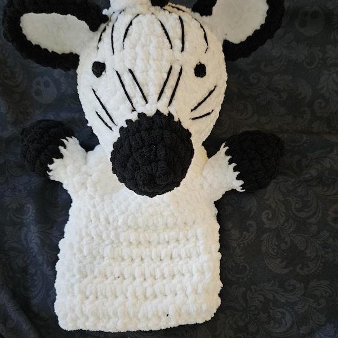 Safari Zebra Hand Puppet Crochet Pattern – DIY Amigurumi Puppet – PDF ...