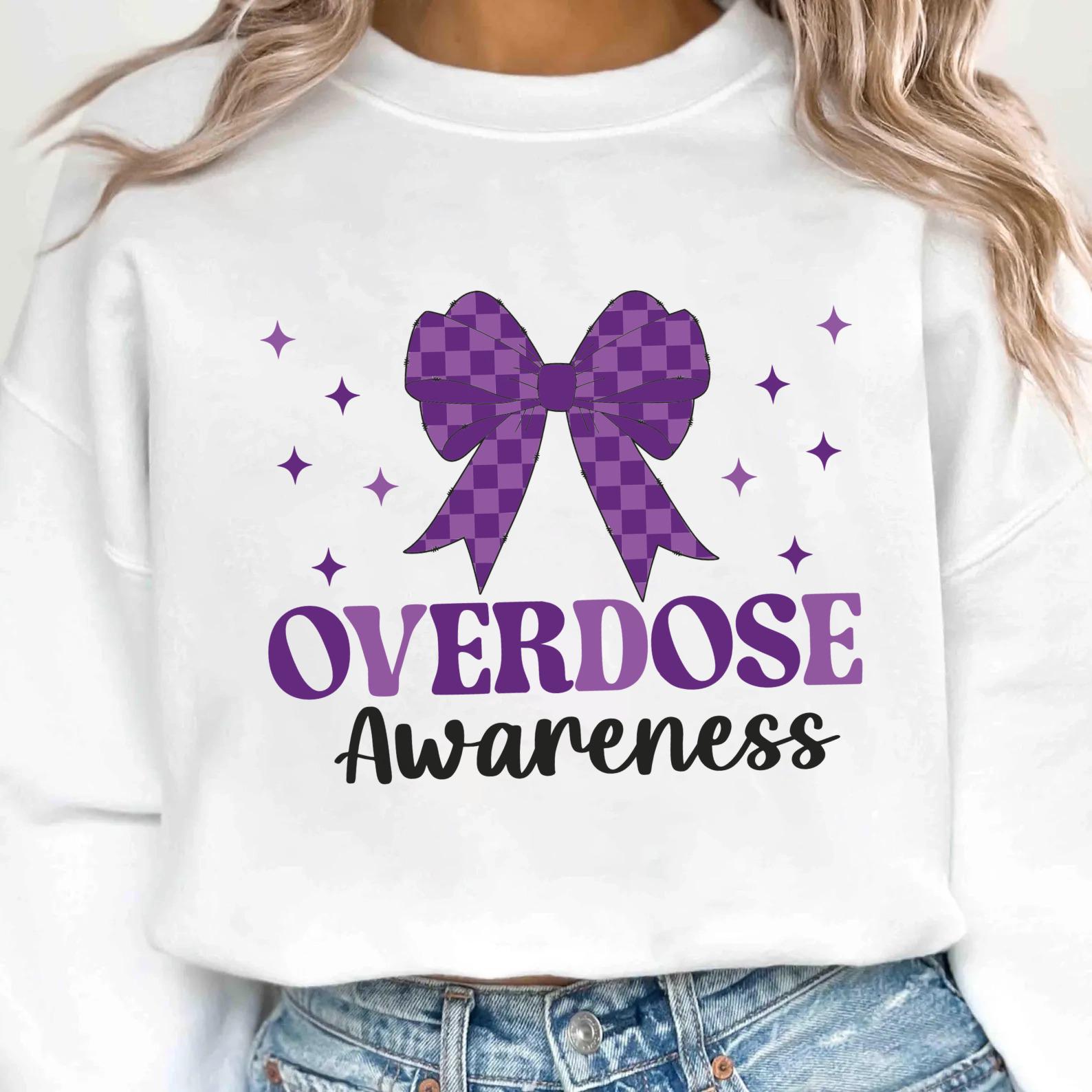 Overdose Awareness SVG PNG Bundle: Addiction Recovery Design (digital ...