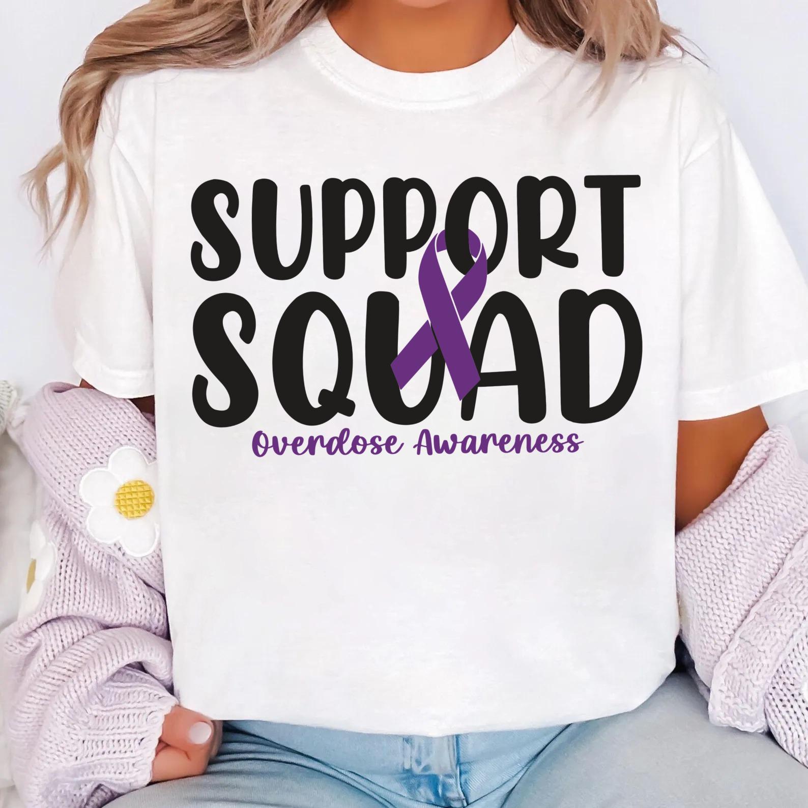 Overdose Awareness SVG PNG Bundle: Addiction Recovery Design (digital ...