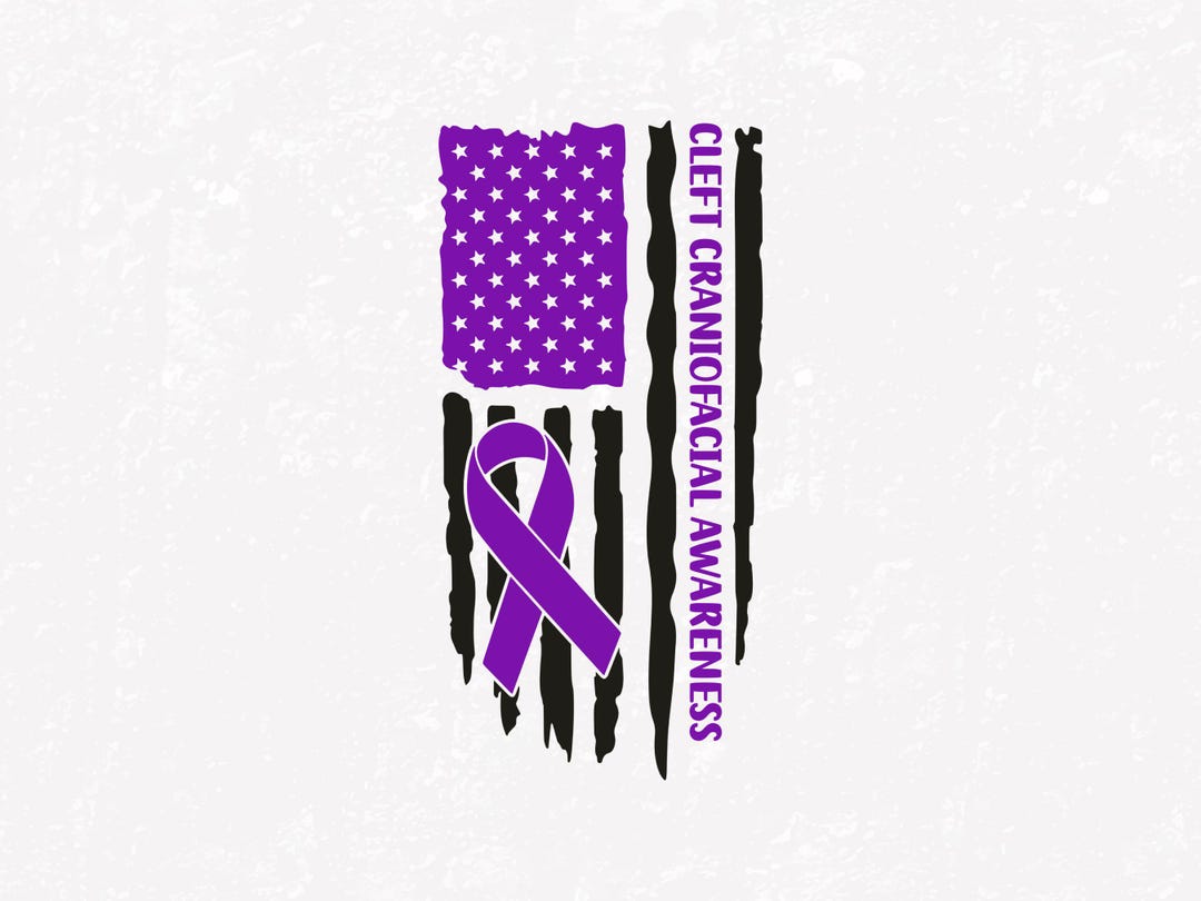 Cleft Craniofacial Awareness Svg Png, Cleft Craniofacial Flag Svg ...