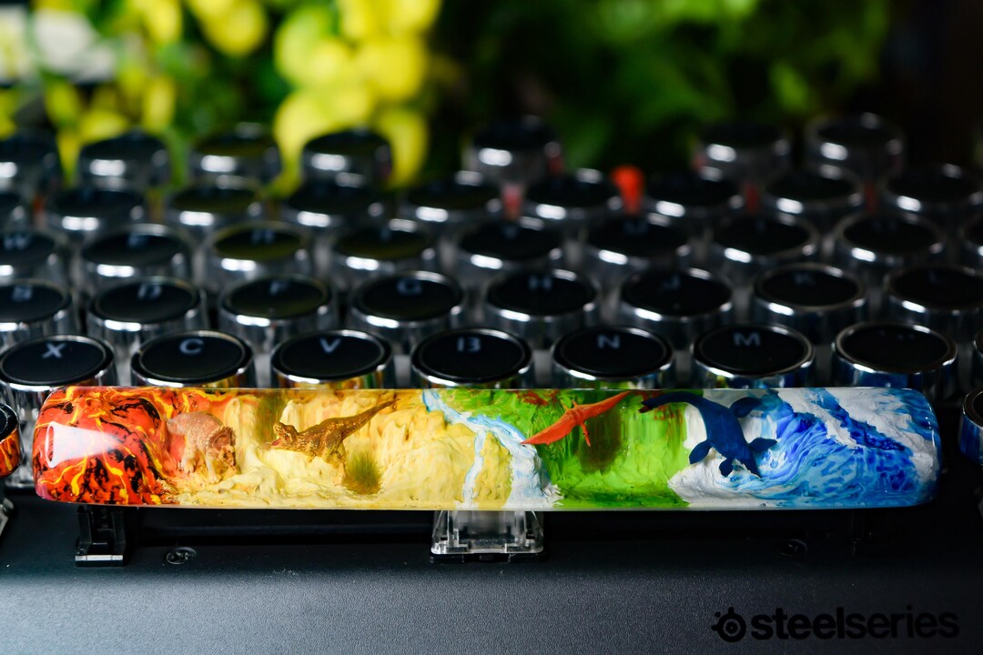 Dinosaur Spacebar Keycap, T-rex Resin Keycap Artisan ,dinosaur Keycap ...