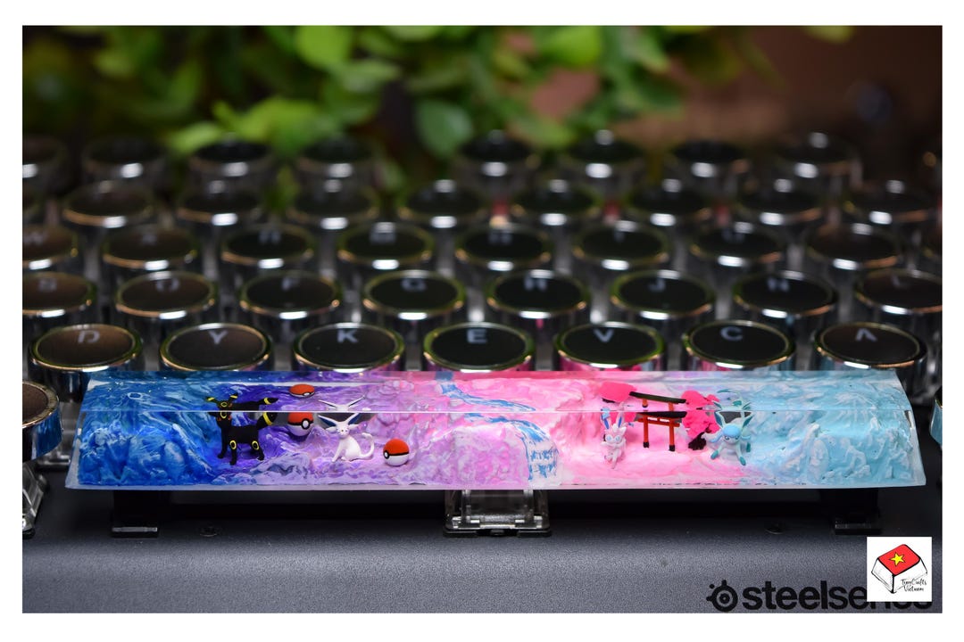 Umbreon, Espeon, Sylveon, Glaceon Spacebar Keycap Anime Birthday Gift ...