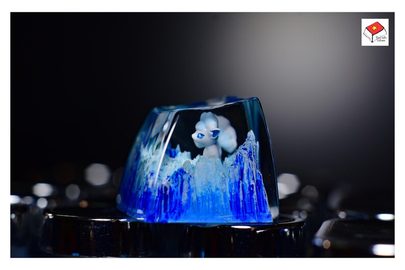 Alo.lan Vul.pix Resin Keycap ,anime Keycap, Custom Keycap , Artisan ...