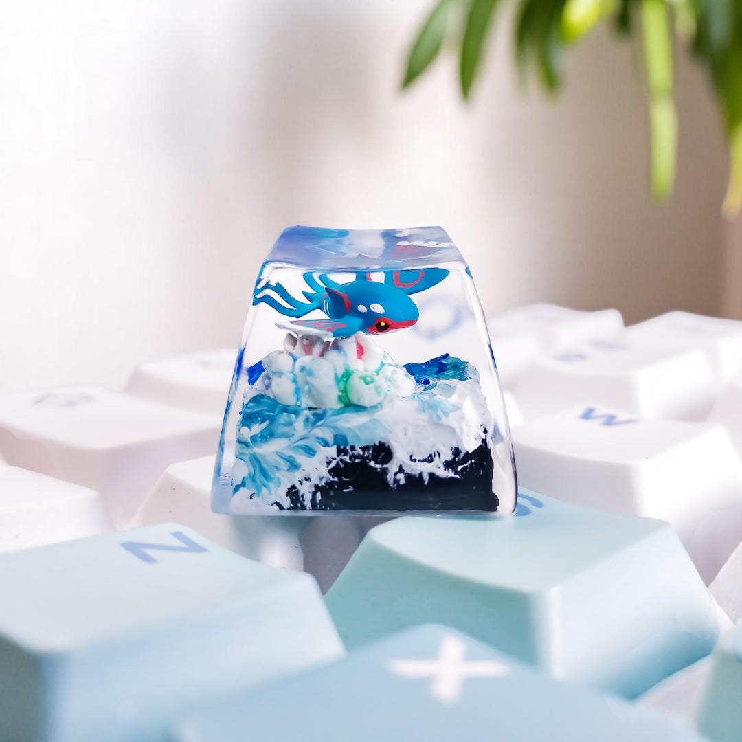 Kyo.gre Resin Keycap ,anime Keycap, Custom Keycap , Artisan Keycap ...