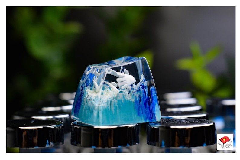 Lu.gia Artisan Keycap Anime Custom Keycap, Birthday Gift for Him, Po ...