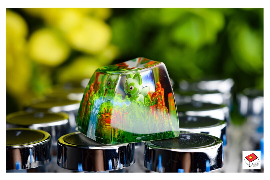 Spriga Tito Artisan Keycap, Custom Anime Keycap, Gaming Keycap ...
