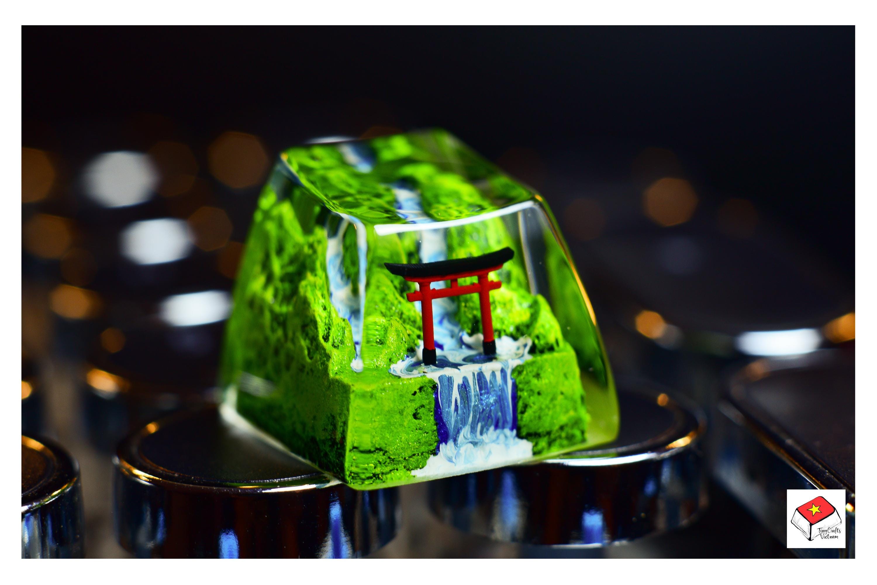 Torii Gate Keycap, Sun Goddess Shrine Keycap, Japanese Keycap, Resin ...