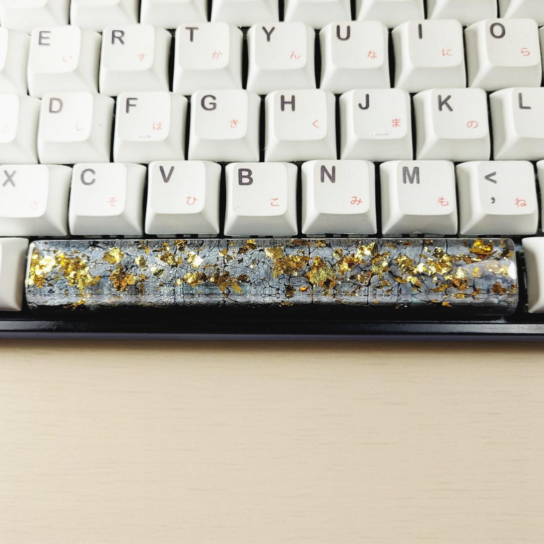 Gray Spacebar Keycap Artisan, Spacebar Resin, Spacebar Custom, Spacebar ...