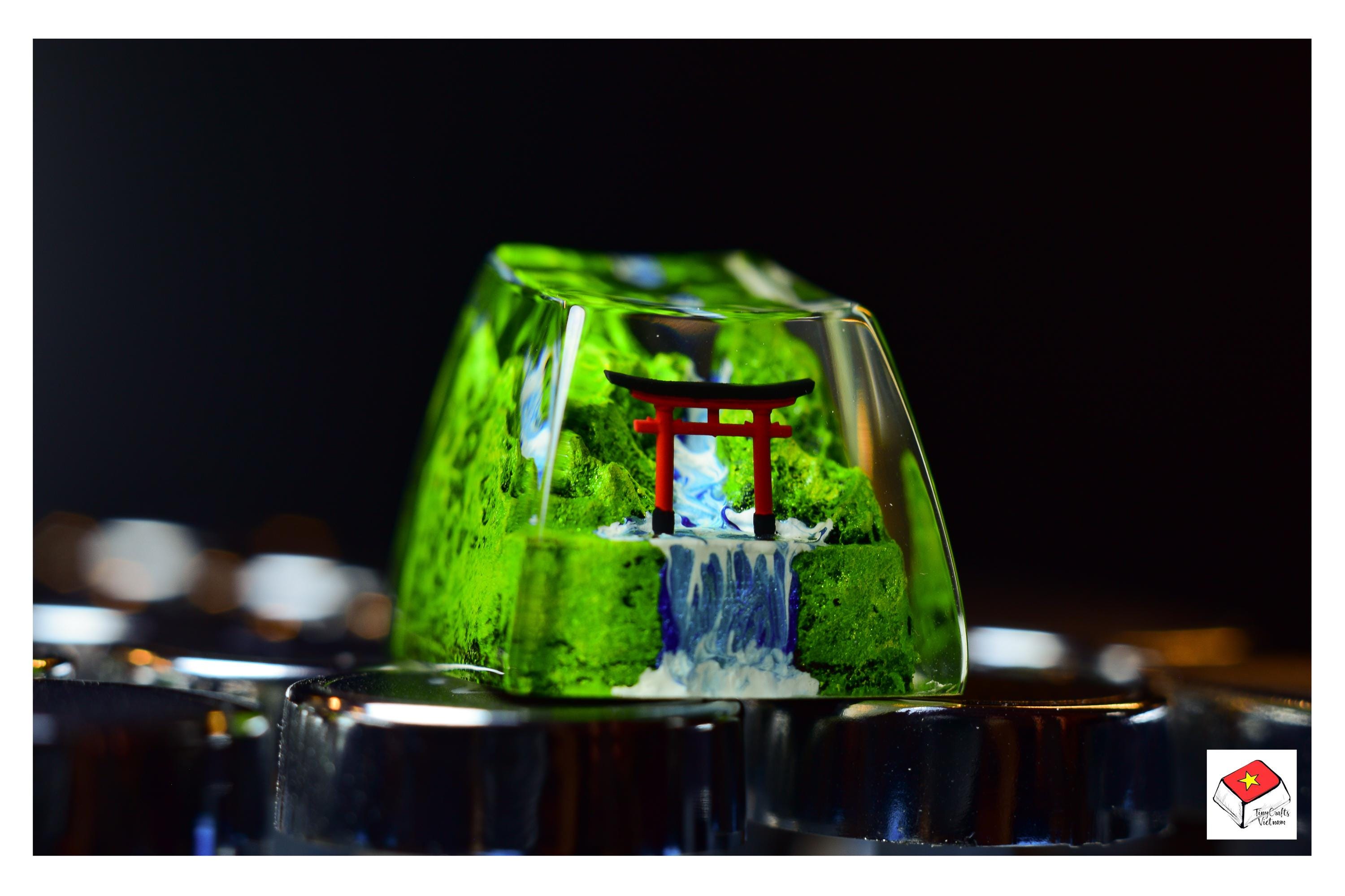 Torii Gate Keycap, Sun Goddess Shrine Keycap, Japanese Keycap, Resin ...