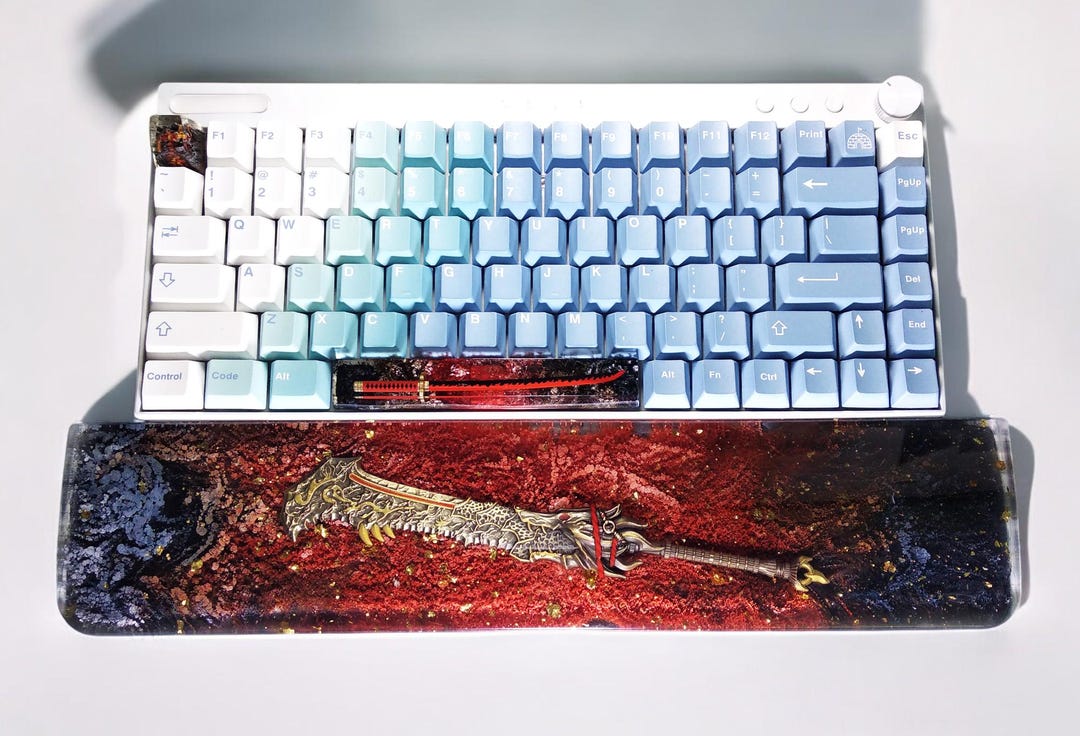 Wolf King's Fang Naraka Resin Wrist Rest, Gaming Decor, Wrist Support ...