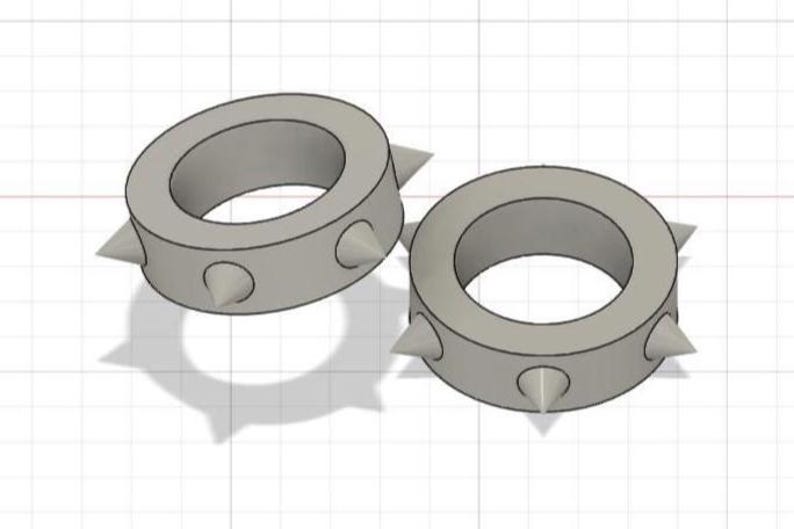 Bowsette Spiked Bracelets 3D Print Model – Female Bowser Accessory ...