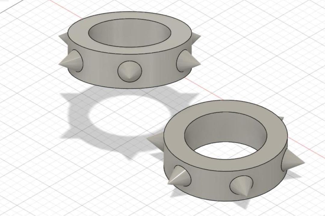 Bowsette Spiked Bracelets 3D Print Model – Female Bowser Accessory ...
