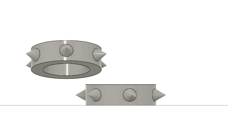 Bowsette Spiked Bracelets 3D Print Model – Female Bowser Accessory ...