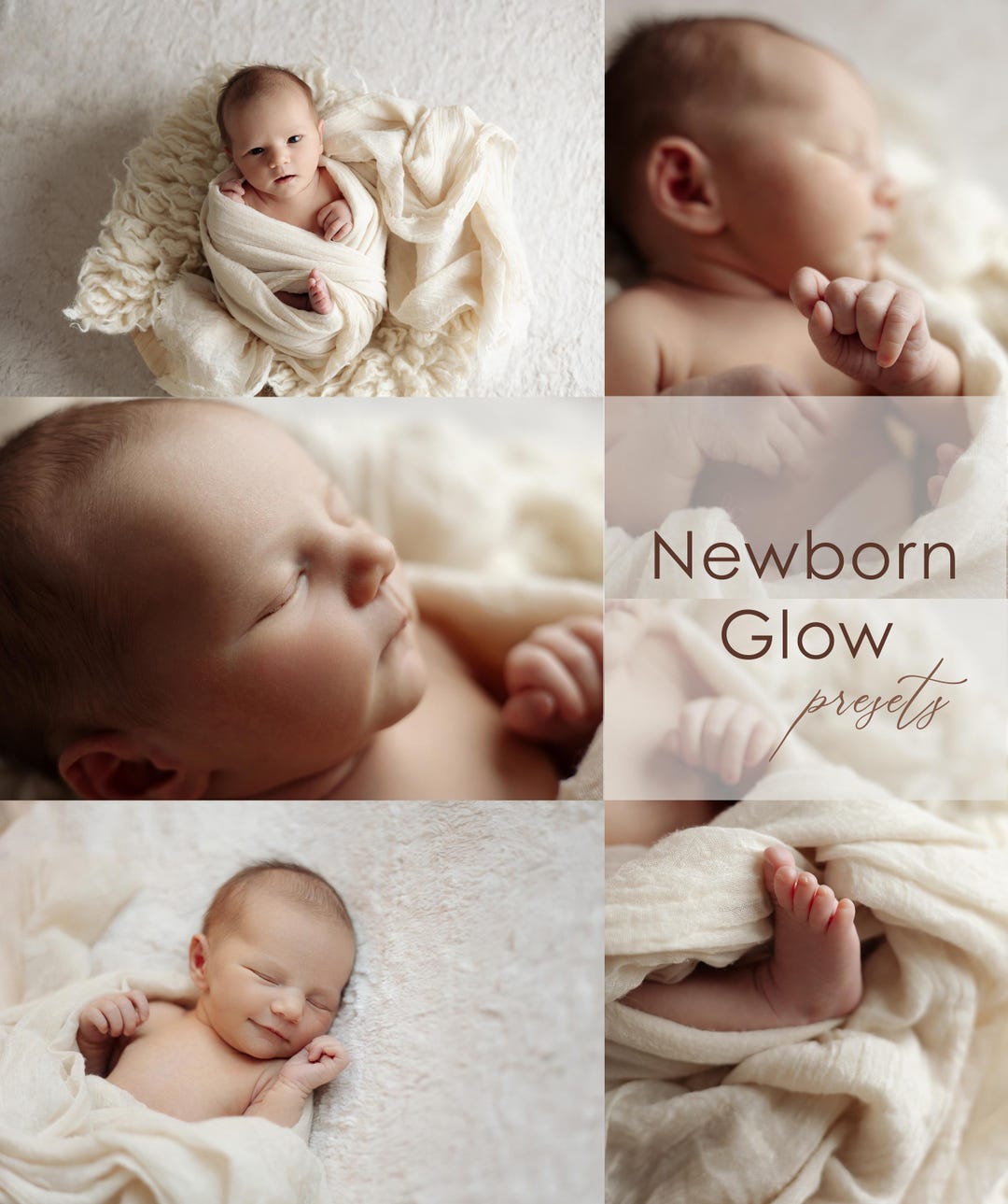 6 Newborn Glow Presets – Soft & Natural Lightroom Presets for Baby ...