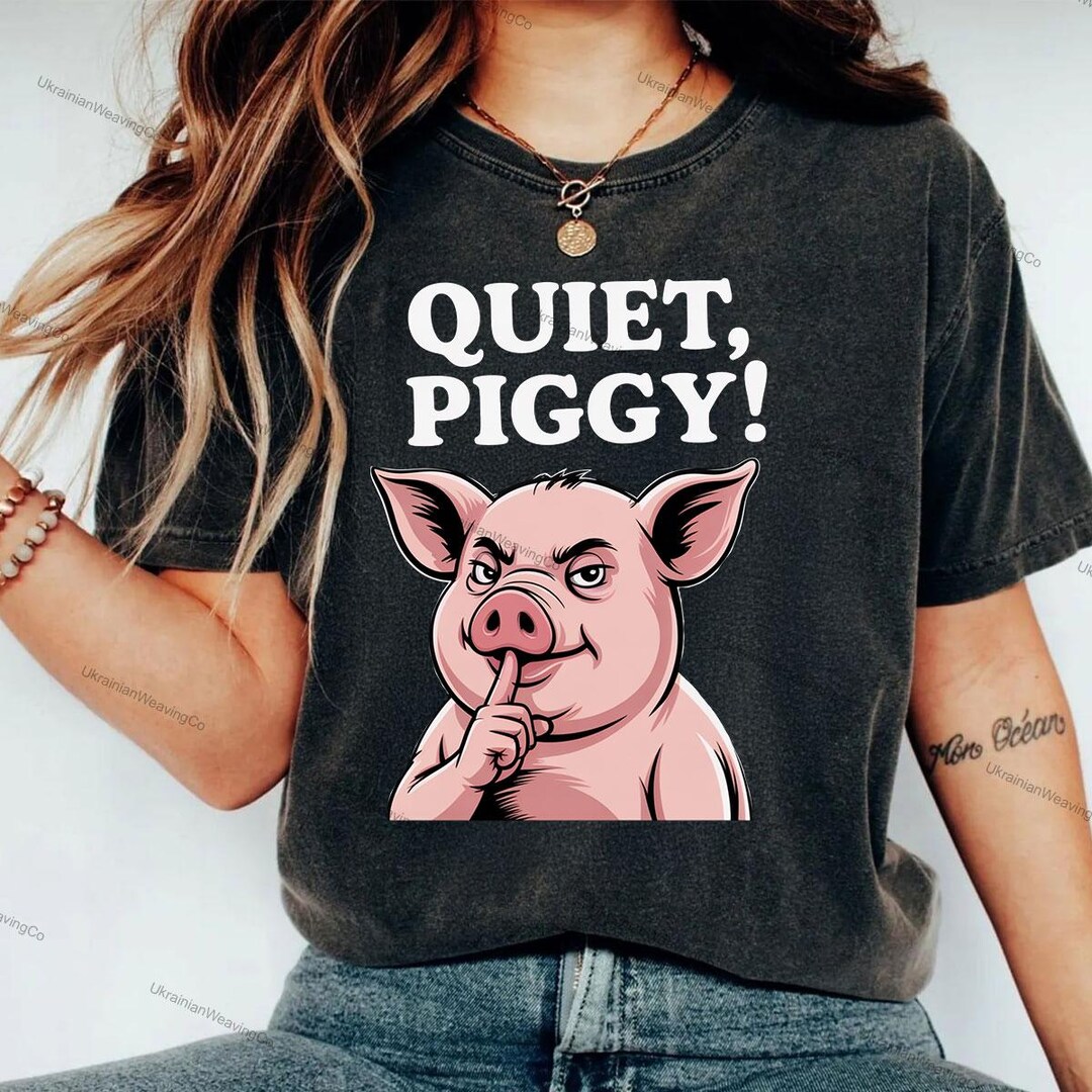 Quiet Piggy PNG, Satirical Trump Clipart, Funny Political Meme, Anti ...