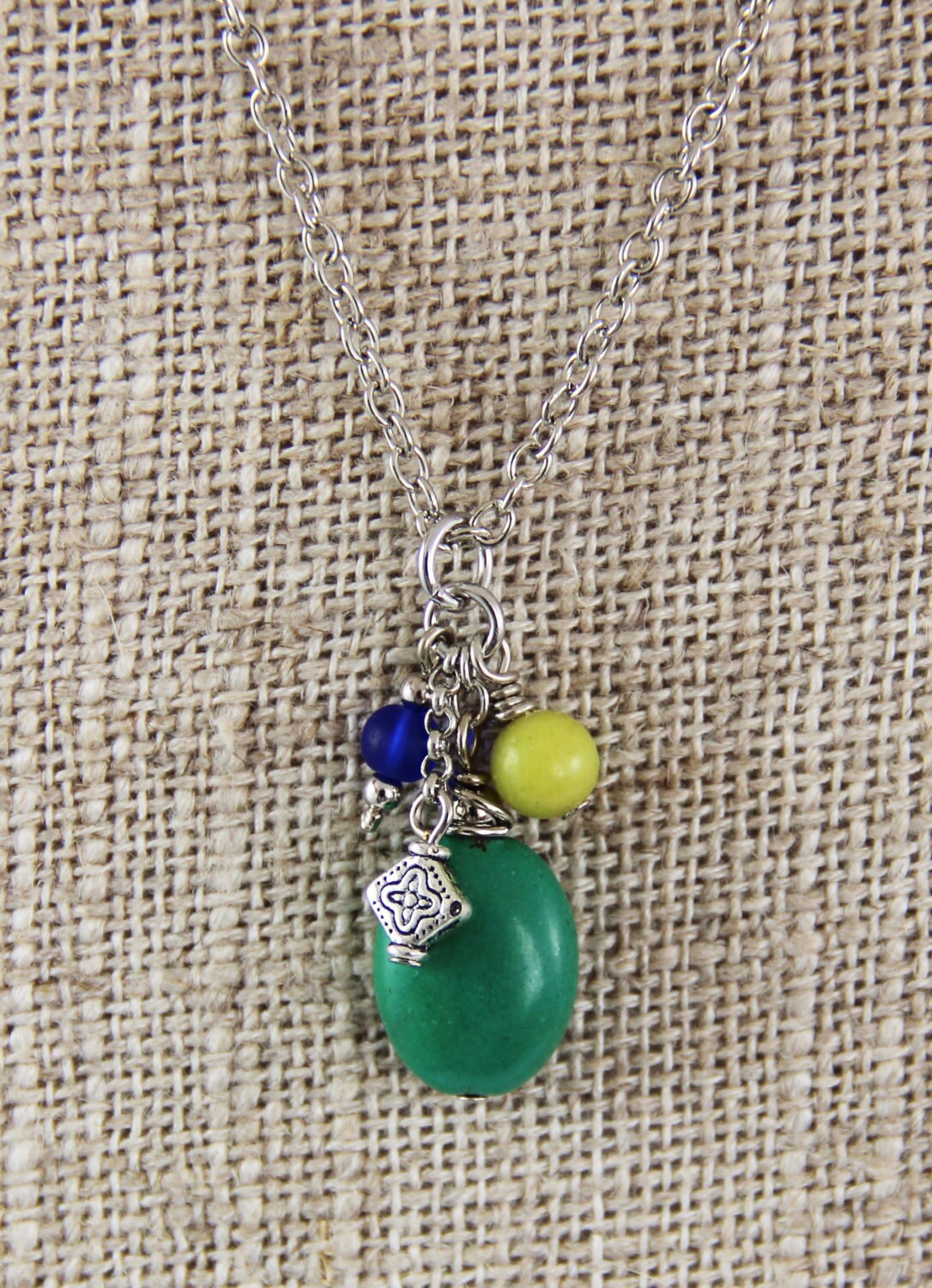 World Traveler - Emerald Green Jade Chartreuse Stone Royal Blue Cobalt ...