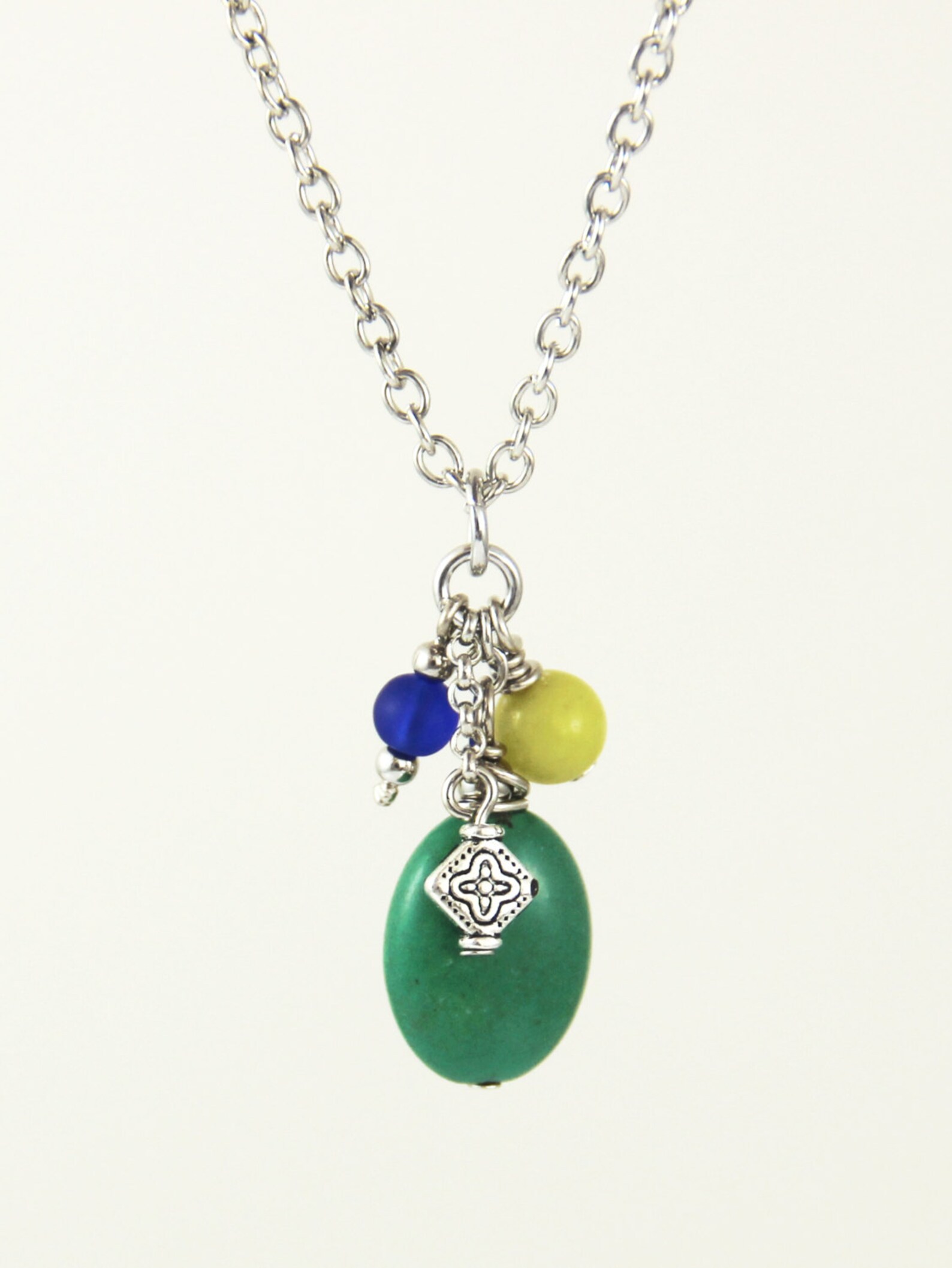 World Traveler - Emerald Green Jade Chartreuse Stone Royal Blue Cobalt ...
